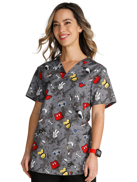 Tooniform - Unisex Applause V-Neck Top - Scrubs Uniforms