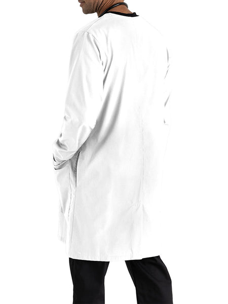 Unisex Dental Round Neck - Barco Essentials - White lab coat – Scrubs ...