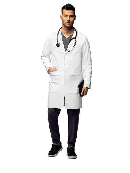 Slate - Men's 38" Lab Coat - Scrubs Uniforms