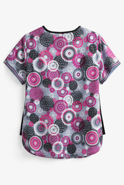 Ava Therese Women's Raspberry Splash Print Scrub Top – Scrubs Uniforms
